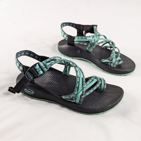 Chaco | Shoes | Chaco Zx3 Green Black Gorp Outdoor Activewear ...